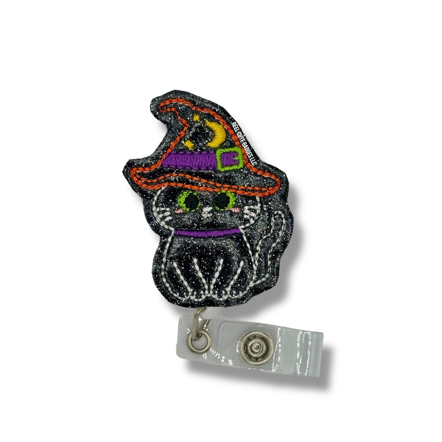 Black Cat Witch – Reel Cute Badges