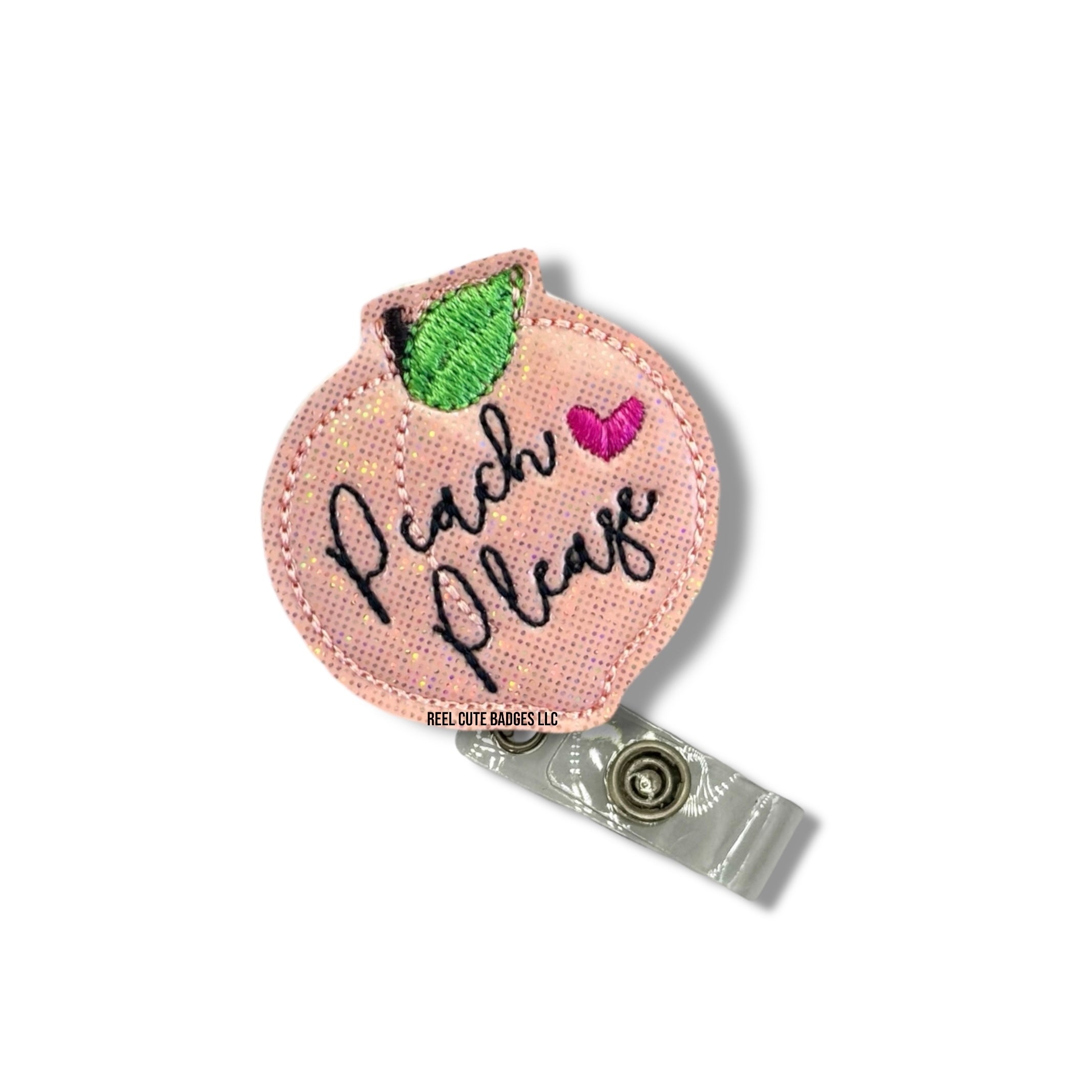 Peach Please – Reel Cute Badges