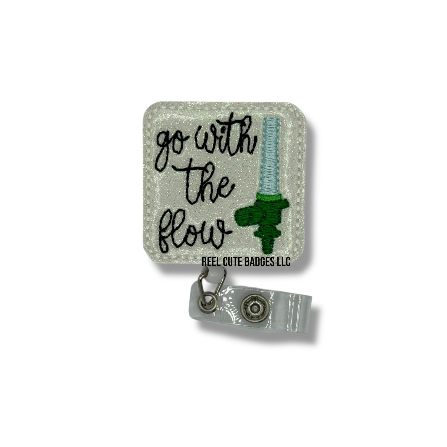 Go With The Flow – Reel Cute Badges