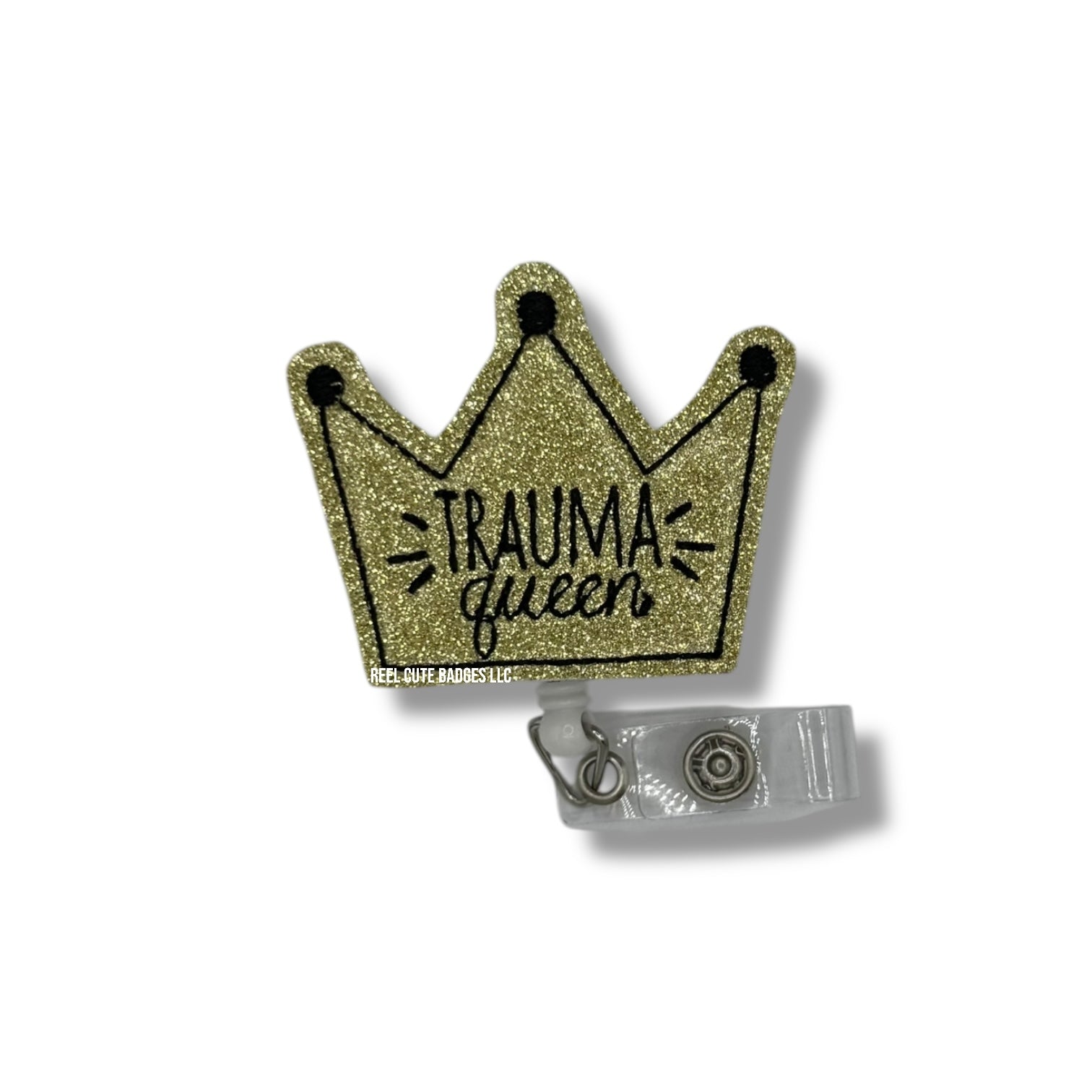 Trauma Queen – Reel Cute Badges
